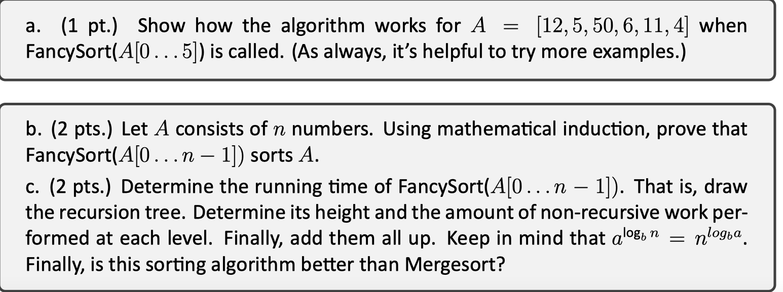 Consider The Following Sorting Algorithm Sort The 9671