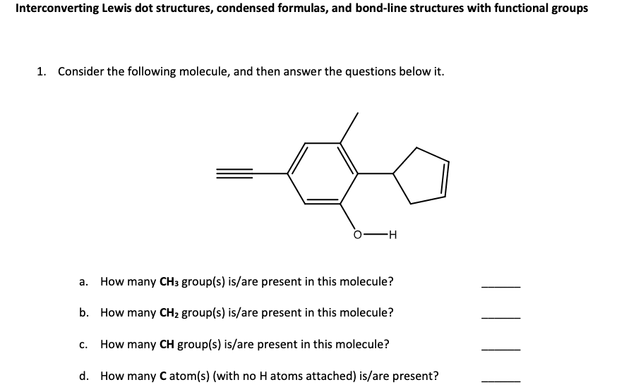 Solved Interconverting Lewis dot structures, condensed | Chegg.com