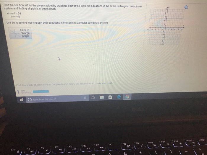 Solved Find the solution set for the given system by | Chegg.com