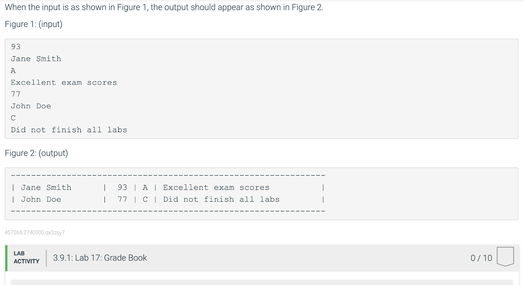 Solved Write a program that will input data for two students | Chegg.com