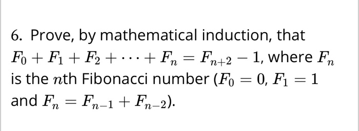 Solved 6. Prove, by mathematical induction, that | Chegg.com