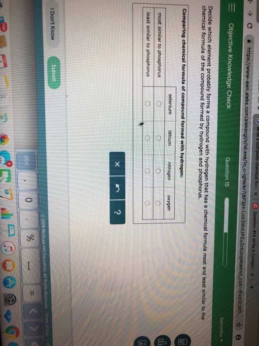 Solved Objective Knowledge Check Question 15 Decide which | Chegg.com