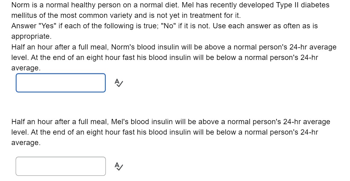 Solved Norm is a normal healthy person on a normal diet. Mel | Chegg.com