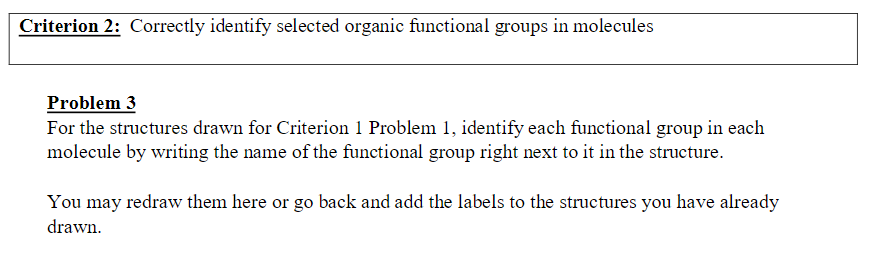 Solved Criterion 1: Consistently and correctly draw and | Chegg.com