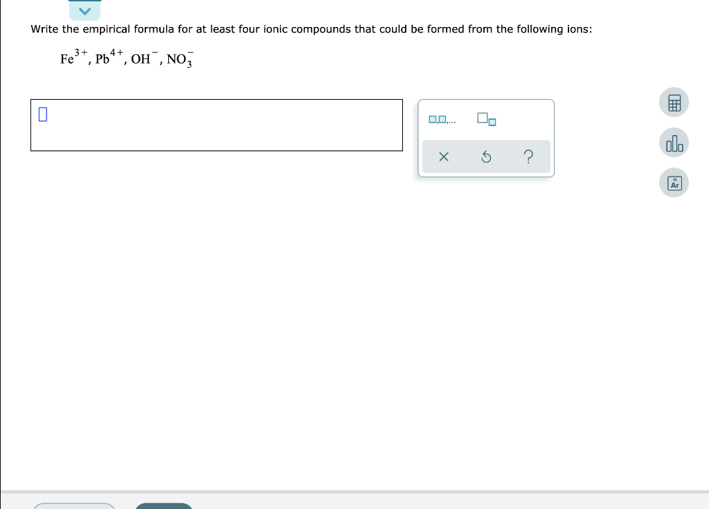 Solved Write The Empirical Formula For At Least Four Ionic Chegg solved-write-the-empirical-formula-for-at-least-four-ionic-chegg