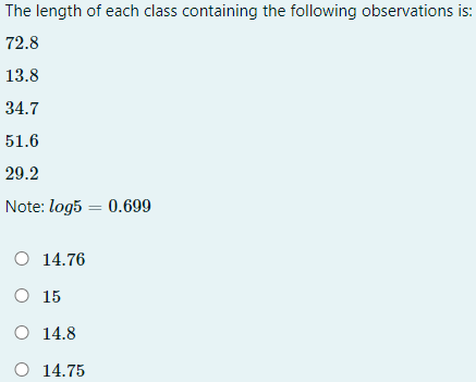 Solved If the number of observations is 8, minimum | Chegg.com