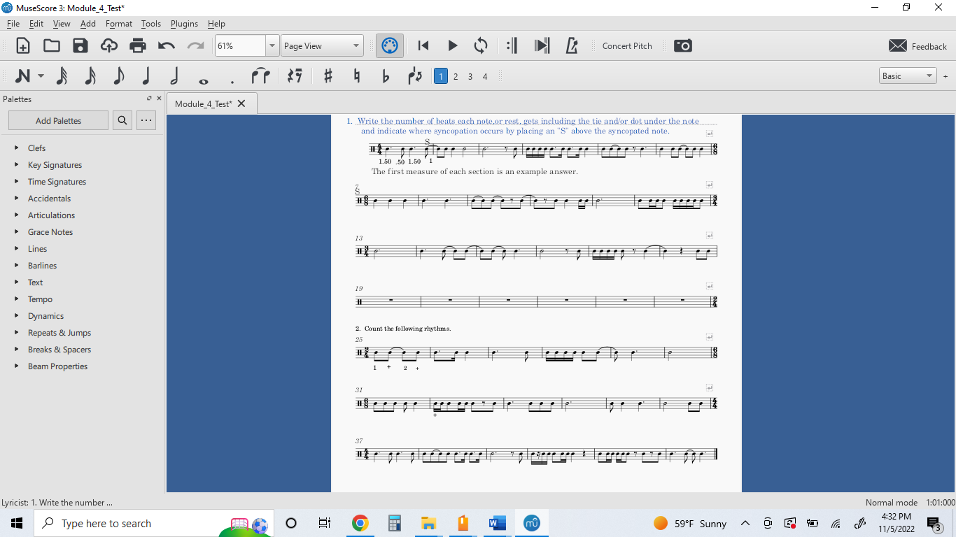 Clefs - Key Signatures - Time Signatures - | Chegg.com