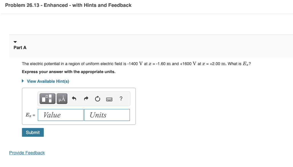 Solved Problem 26.13 - Enhanced - with Hints and Feedback | Chegg.com
