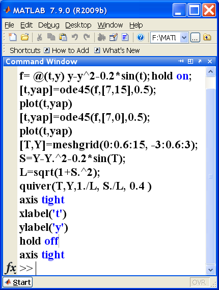 MATH 282 - MATLAB : Numerical Solutions – the MATLAB | Chegg.com