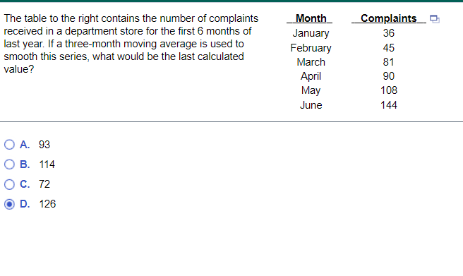 Solved Complaints 36 The table to the right contains the | Chegg.com