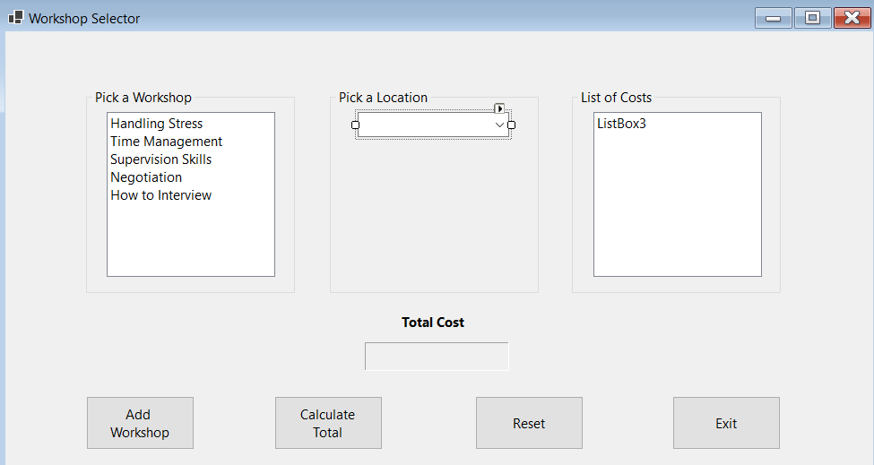 Solved 3. Workshop Selector Table 5-3 shows a training | Chegg.com