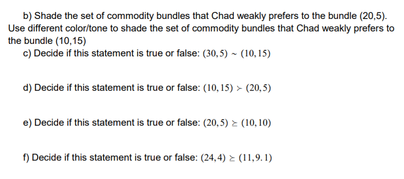 Solved Chad is an aspiring bodybuilder and consumes only | Chegg.com