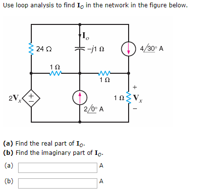 Solved Use loop analysis to find Io in the network in the | Chegg.com