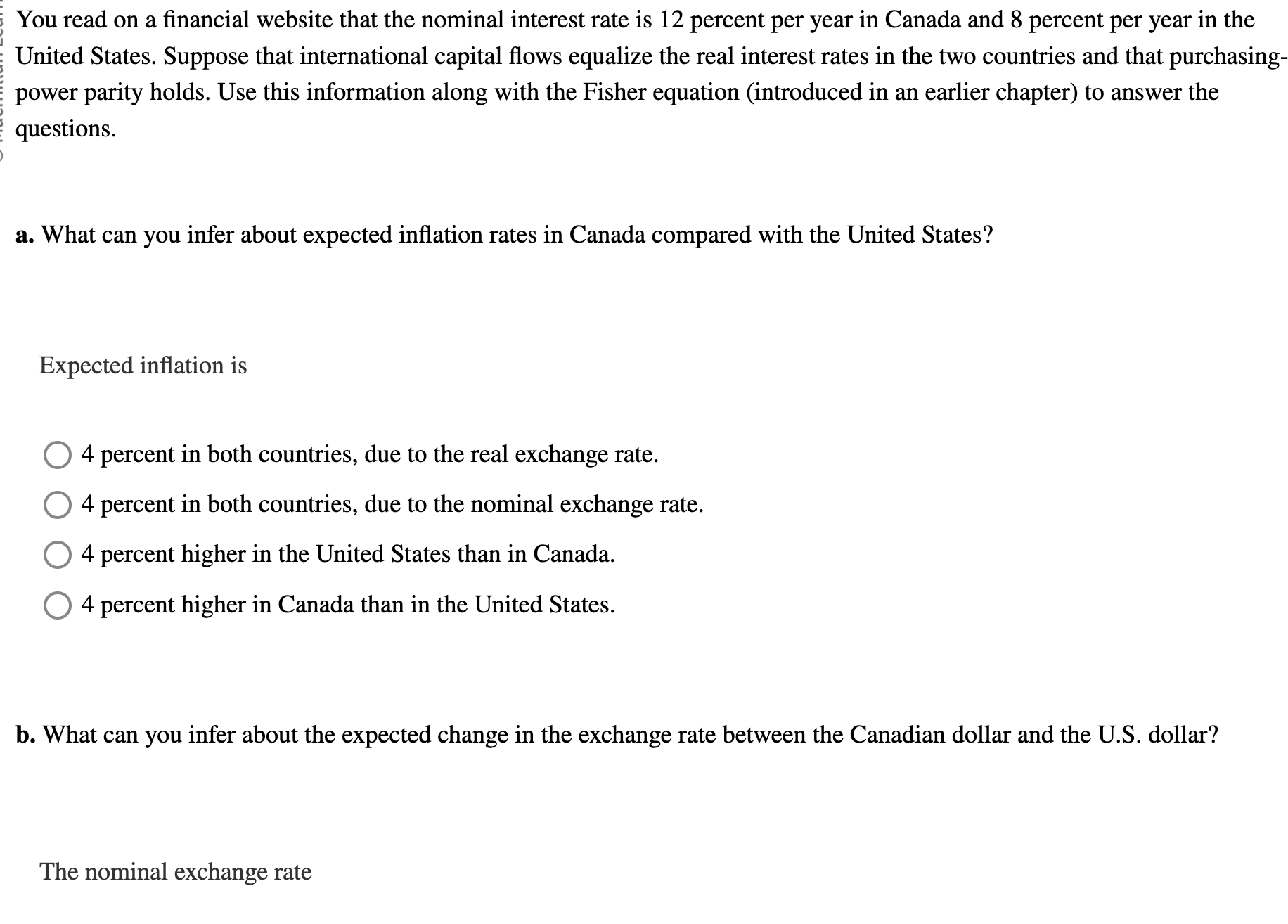 Solved b. ﻿What can you infer about the expected change in | Chegg.com