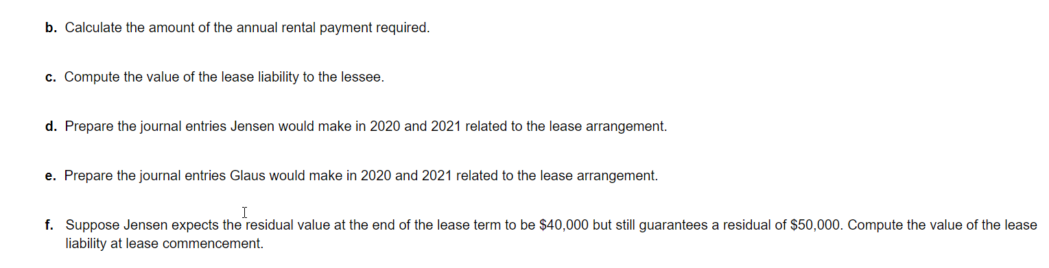Solved Problem 21-06 (Part Level Submission) Bramble Leasing | Chegg.com