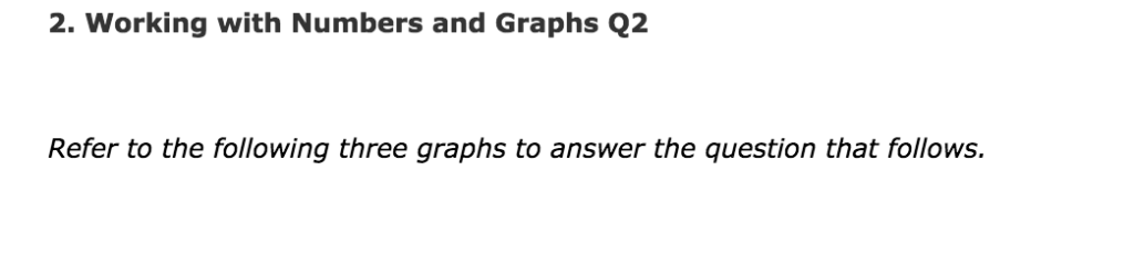 Solved 2. Working with Numbers and Graphs Q2 Refer to the | Chegg.com