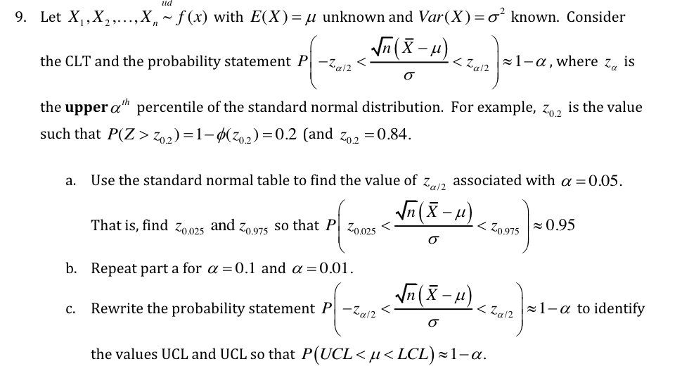 Solved Let X1x2xn∼fx With Exμ Unknown And Varxσ2 