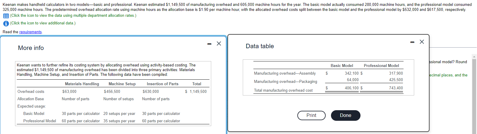 Solved (Click the icon to view the data using multiple | Chegg.com