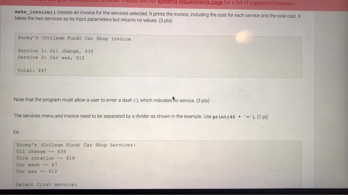 Solved uirements page for a list of supported browsers make | Chegg.com