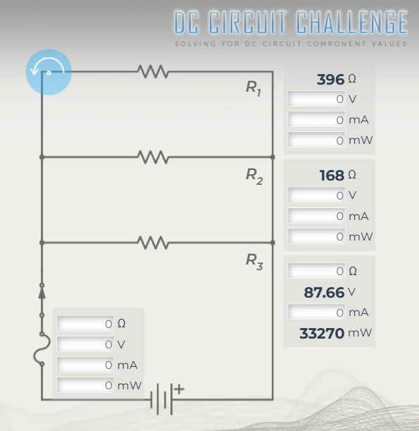 Solved DC CIRCUIT CHALLENGE. please solve and show stepps | Chegg.com