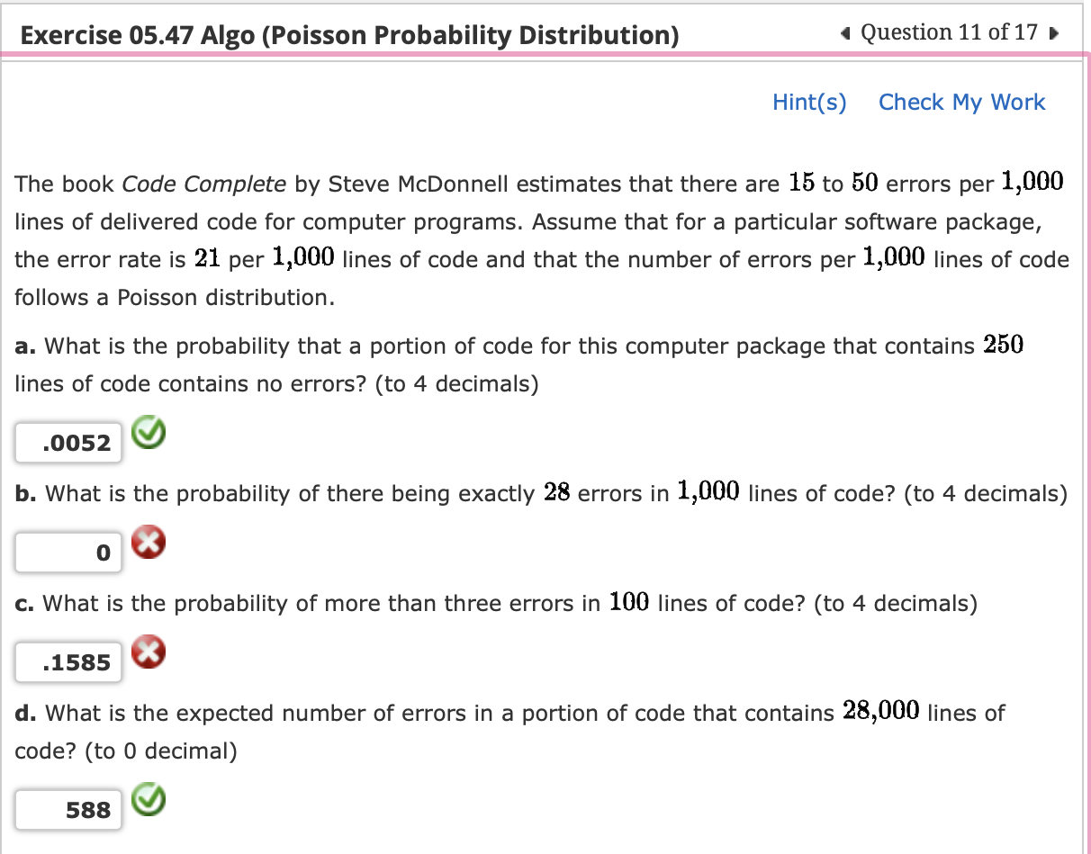 Solved The book Code Complete by Steve McDonnell estimates | Chegg.com