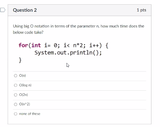Solved Using big-O notation in terms of the parameter n, how | Chegg.com
