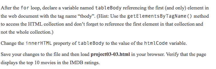 Solved Go to the project03-03.html file in your code editor | Chegg.com