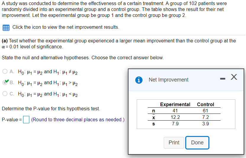 Solved I nee to know how to find P value. please use t table | Chegg.com