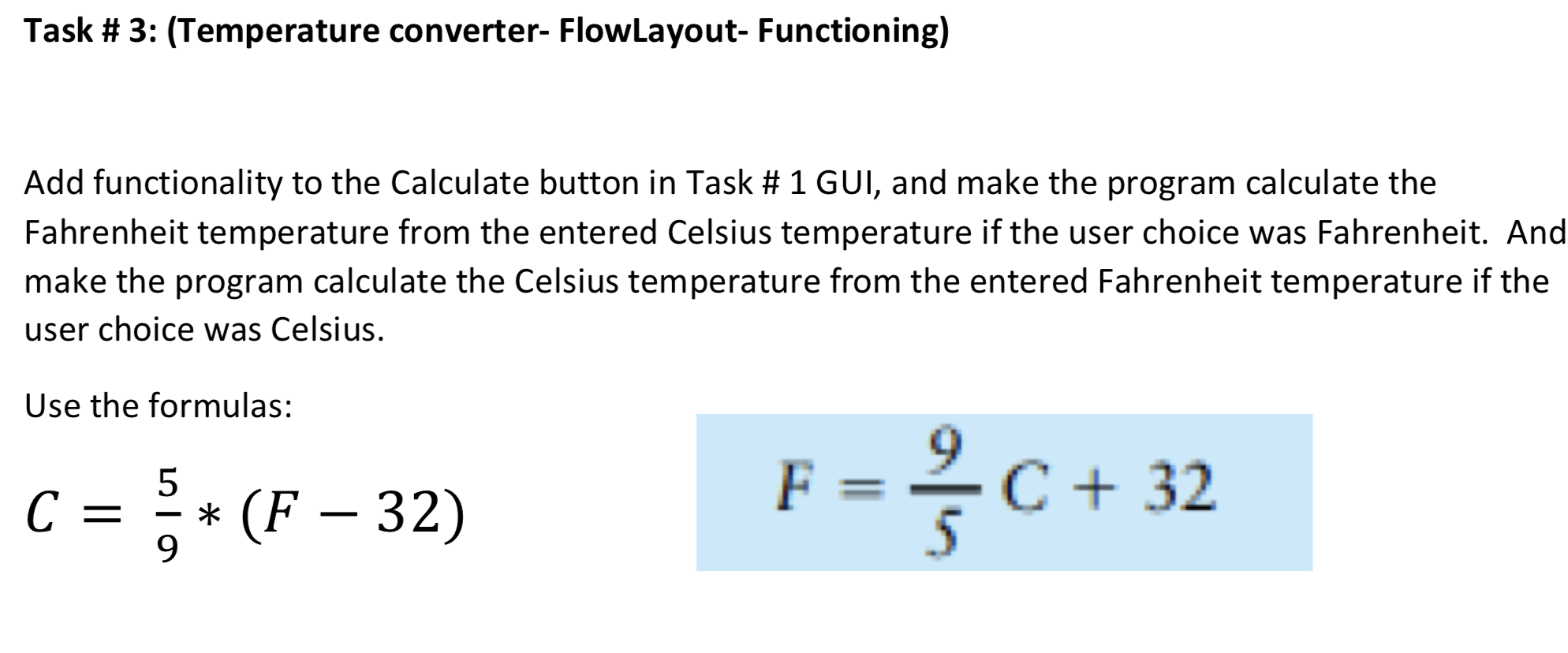 Solved I need someone to do task3 on the following code also | Chegg.com