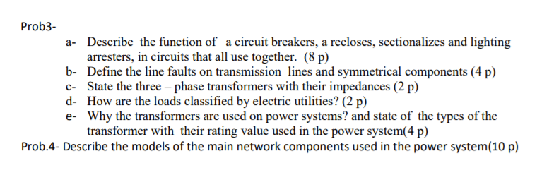 Solved Prob3- a- Describe the function of a circuit | Chegg.com