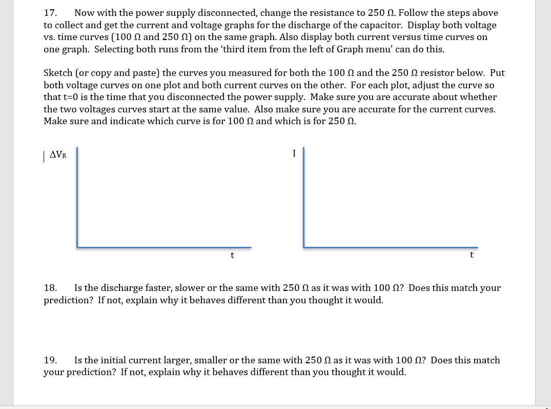17. Now with the power supply disconnected, change | Chegg.com