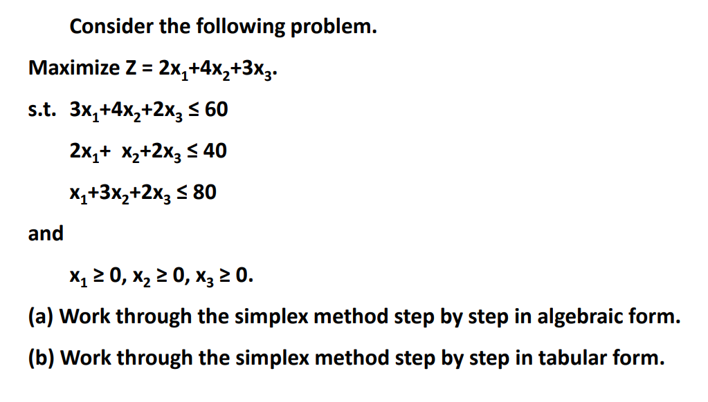 Solved Consider the following problem. Maximize | Chegg.com