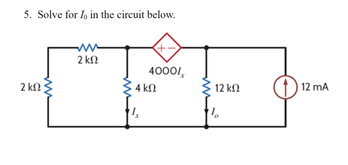 Solved Solve for In ﻿in the circuit below. | Chegg.com
