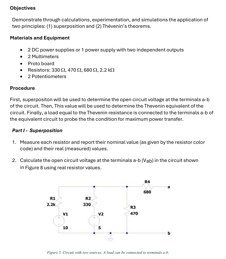 Solved ObjectivesDemonstrate through calculations, | Chegg.com