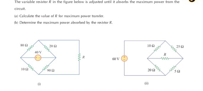 Solved The variable resistor R in the figure below is | Chegg.com