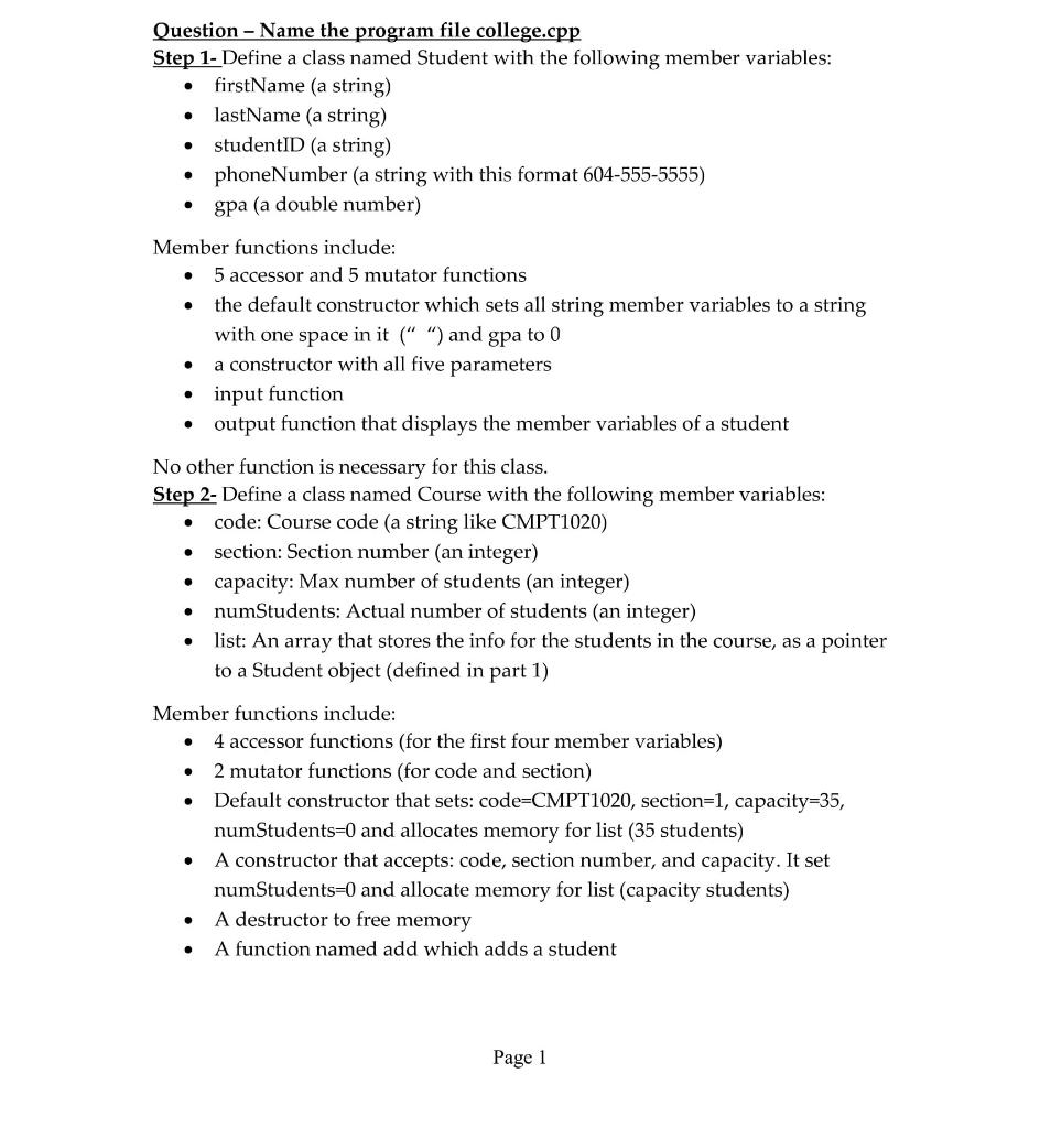 Solved Hello! Please do all 3 steps in the C++ program | Chegg.com