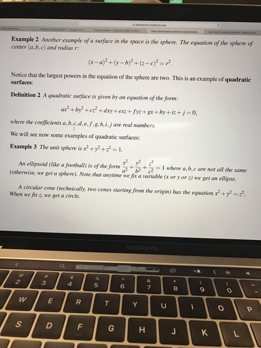Solved Calculus-III Planes and Surfaces to In previous | Chegg.com