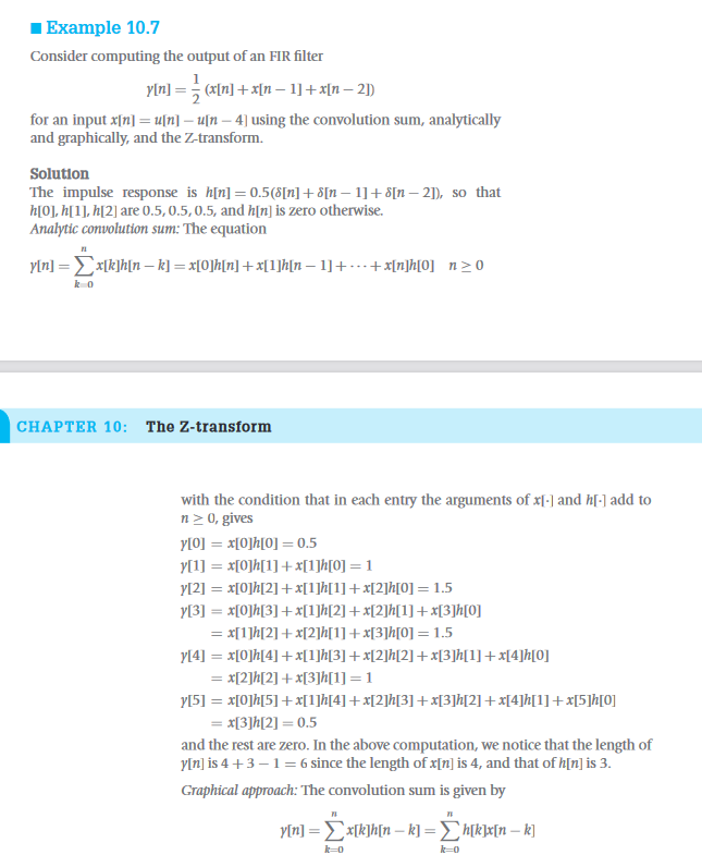 Solved Consider computing the output of an FIR filter | Chegg.com