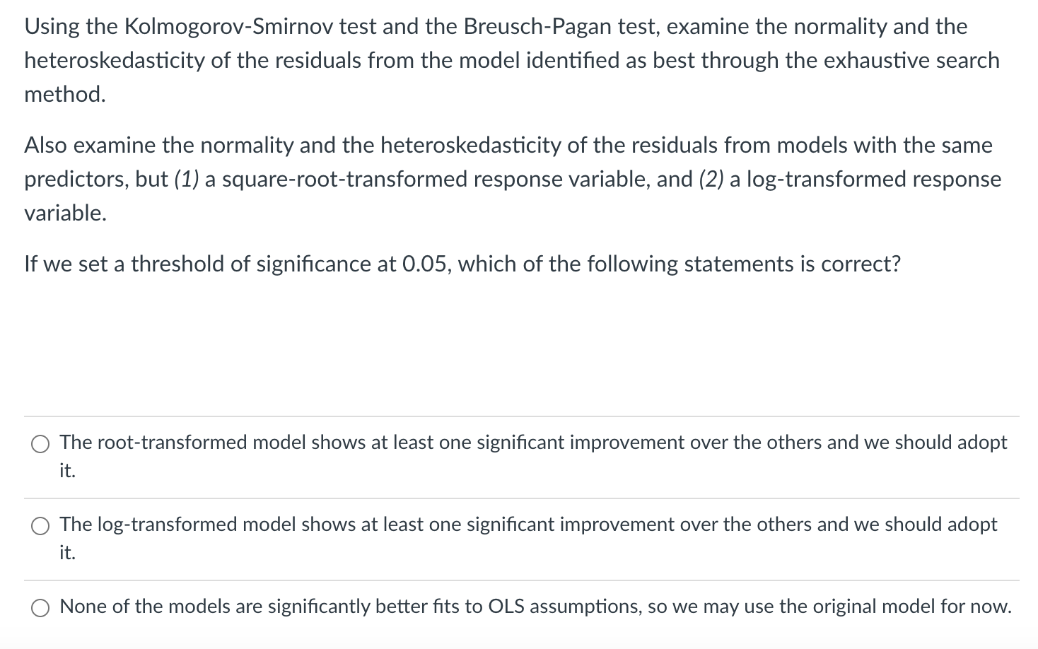 Solved Using the dataset ‘Boston’ in the MASS package, and | Chegg.com