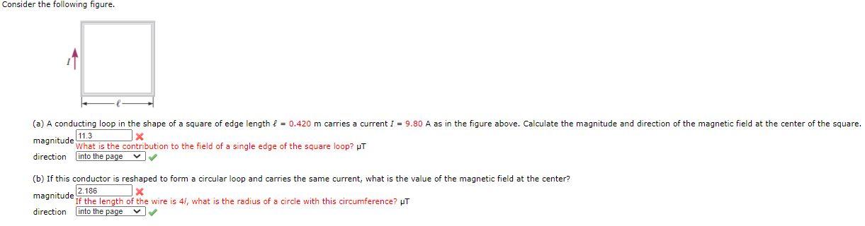 Solved Consider the following figure. (a) A conducting loop | Chegg.com