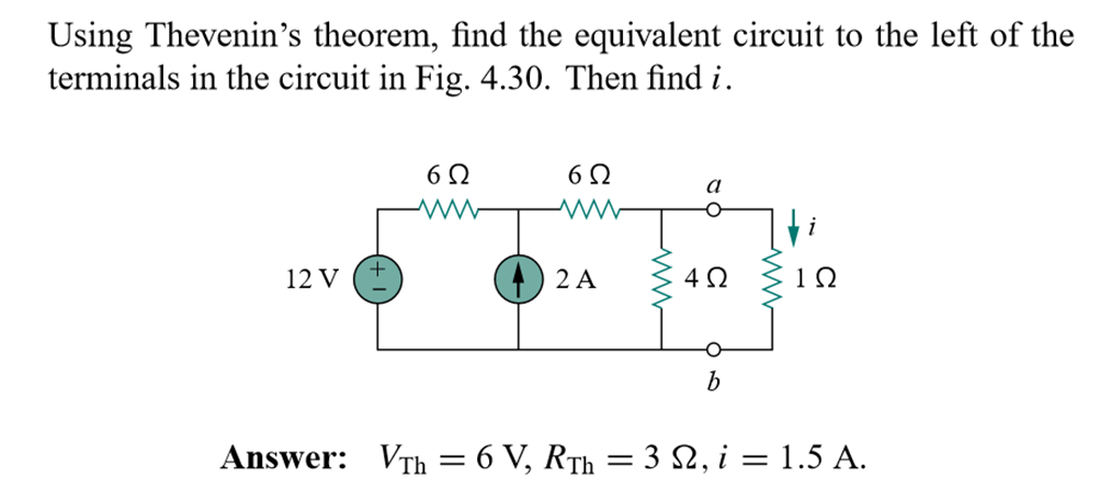 Solved Using Thevenin's theorem, find the equivalent circuit | Chegg.com