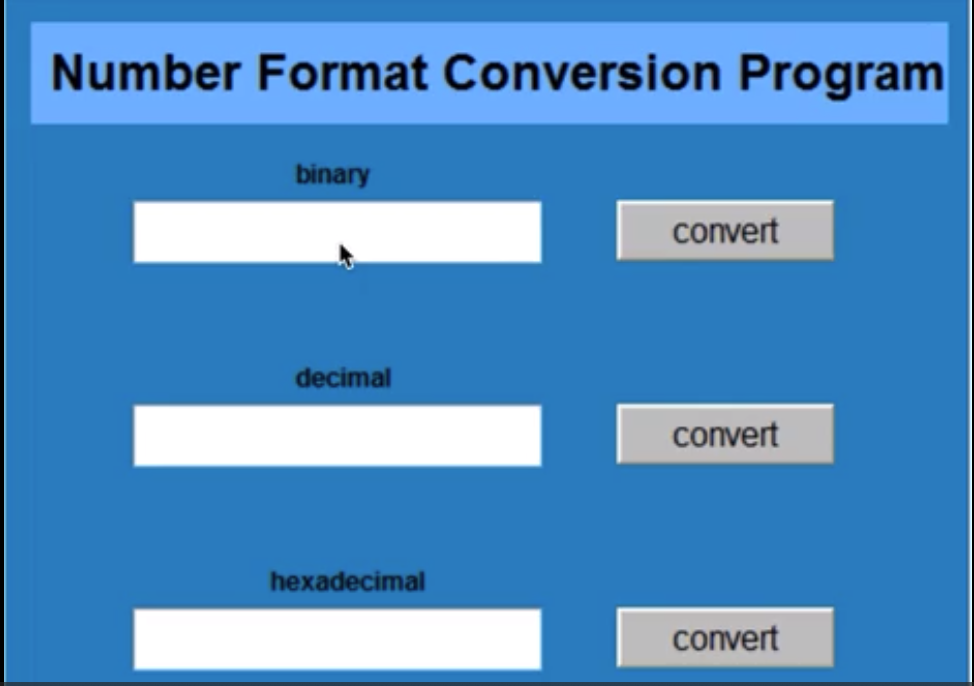 Write A Java GUI Program To Convert Binary Decimal Chegg