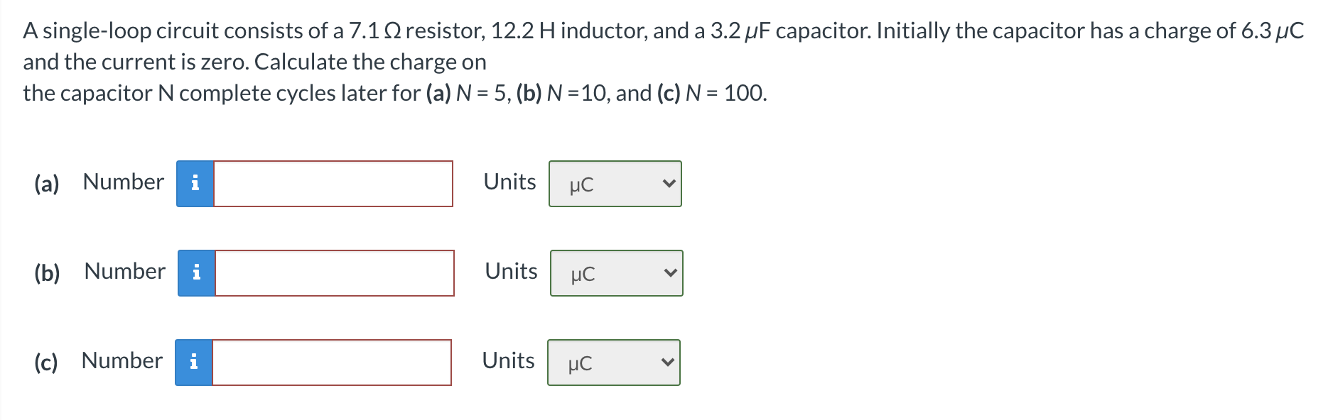 Solved A single-loop circuit consists of a 7.19 resistor, | Chegg.com