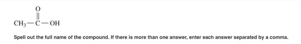 Solved CH3-C-OH Spell out the full name of the compound. If | Chegg.com