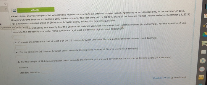 Solved eBook Market-share-analysis company Net Applications | Chegg.com