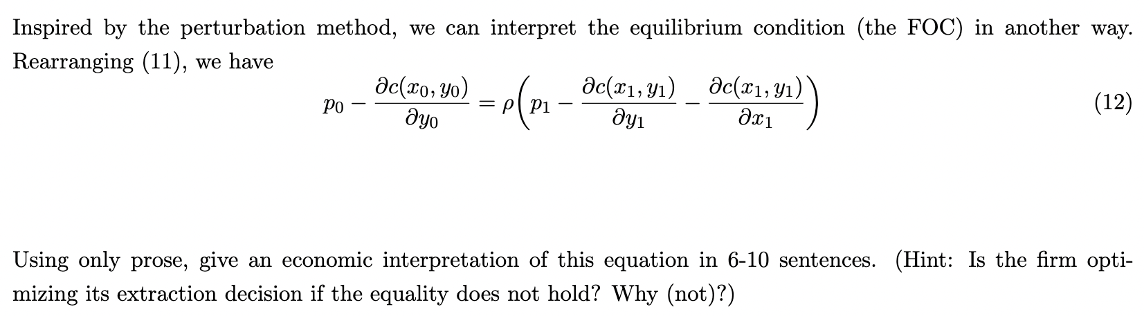 Solved Inspired By The Perturbation Method We Can Interpret