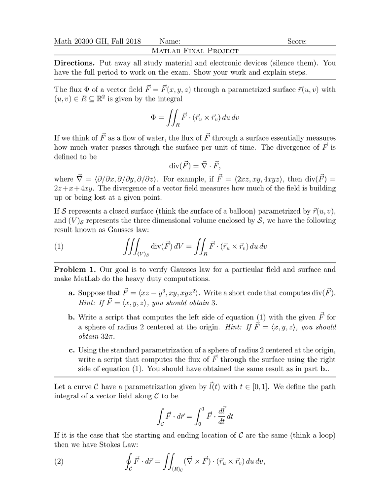 Solved Must Be Done On Matlab Coding On Matlab It Would