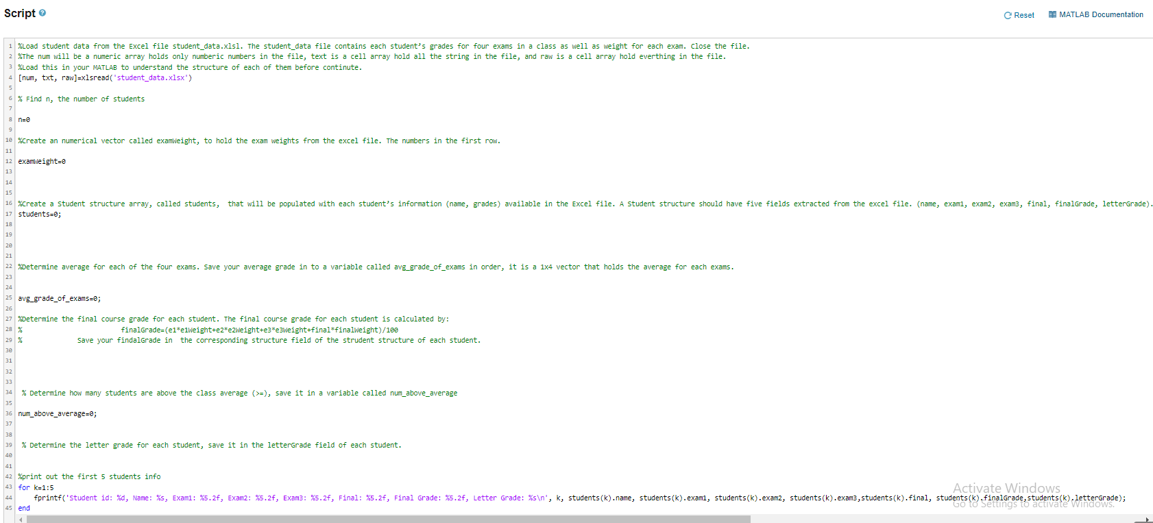 Solved At the end, the first five students have info like | Chegg.com