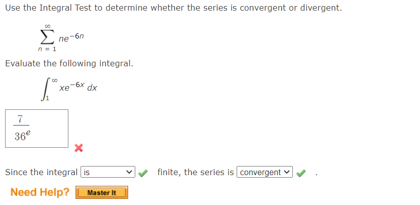 Solved Use the Integral Test to determine whether the series | Chegg.com