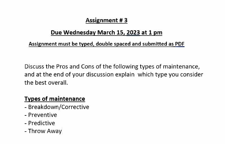 Solved Assignment 3 Due Wednesday March 15 2023 At 1 Pm